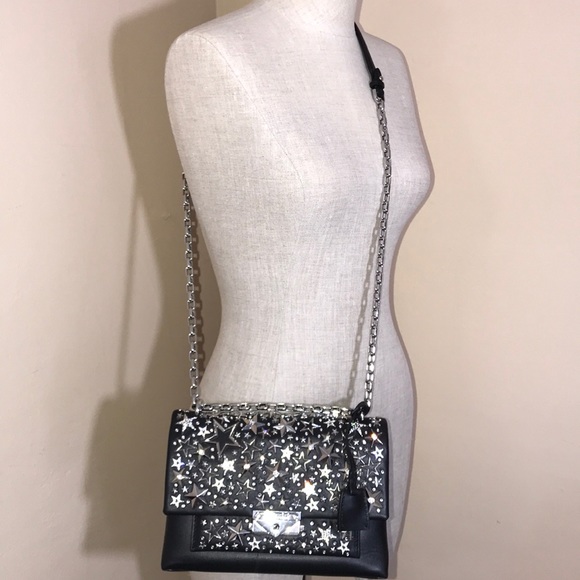 Michael Kors | Bags | Michael Kors Star Studded Cece Chain Shoulder Bag ...
